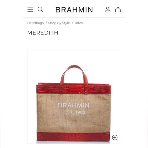 Brahmin | Bags | Nwt Brahmin Limited Edition Meredith Newport Ember ...